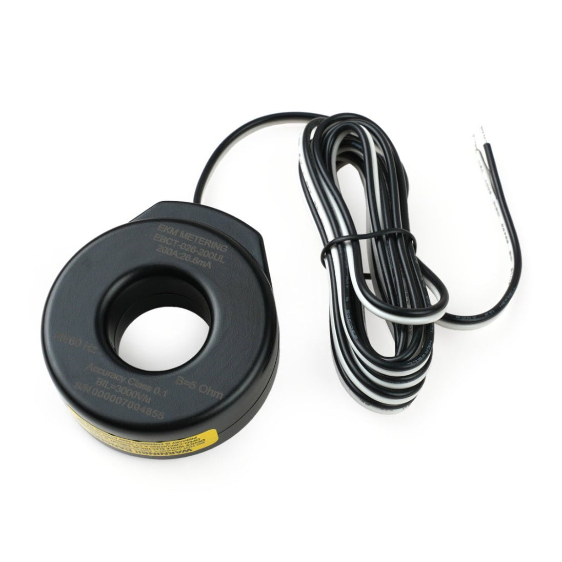 Solid-Core CT 200A, 26mm Hole – EBCT-026-200UL, UL Listed | EKM ...