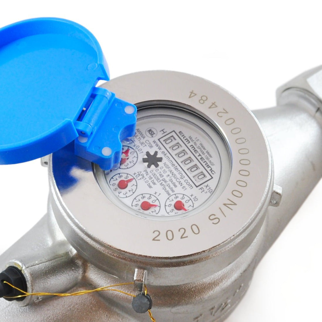 1.5 Inch Water Meter - Stainless Steel, NSF 61, Pulse Output | EKM ...