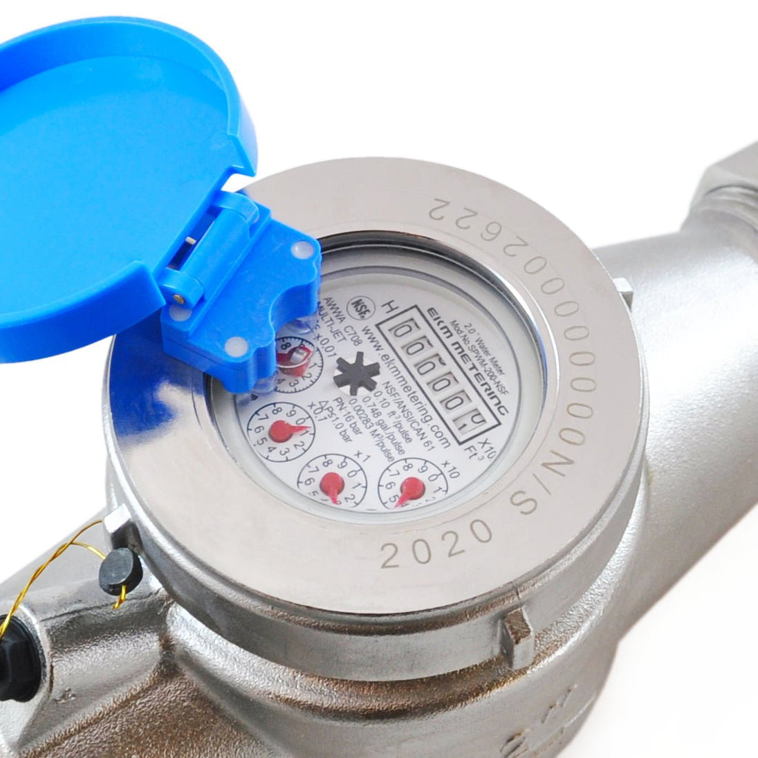 2" NSF 61 Water Meter – Stainless Steel Pulse Output, NTEP Certified ...