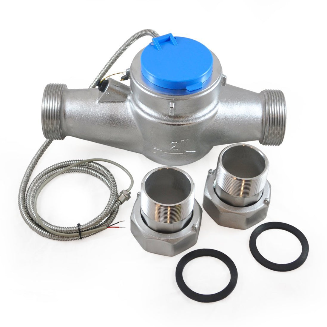 2" NSF 61 Water Meter – Stainless Steel Pulse Output, NTEP Certified ...