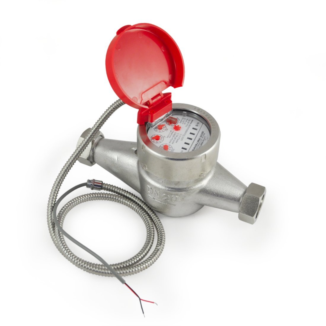 3/4 Inch Hot Water Meter - Stainless Steel, Pulse Output | EKM Metering ...