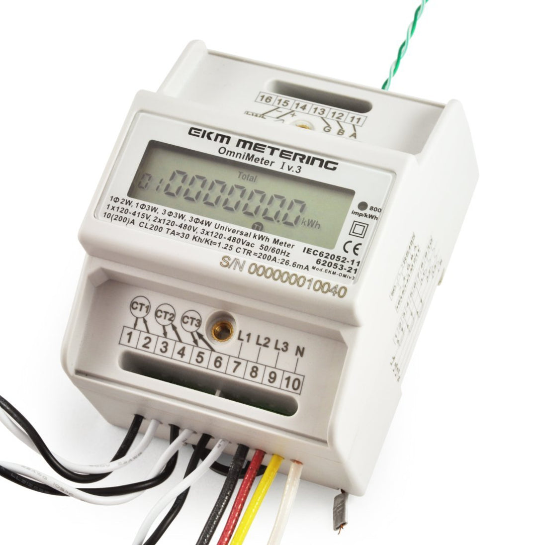 EKM-Omnimeter I v.3 – Universal Smart Meter, Single Phase or 3-Phase ...
