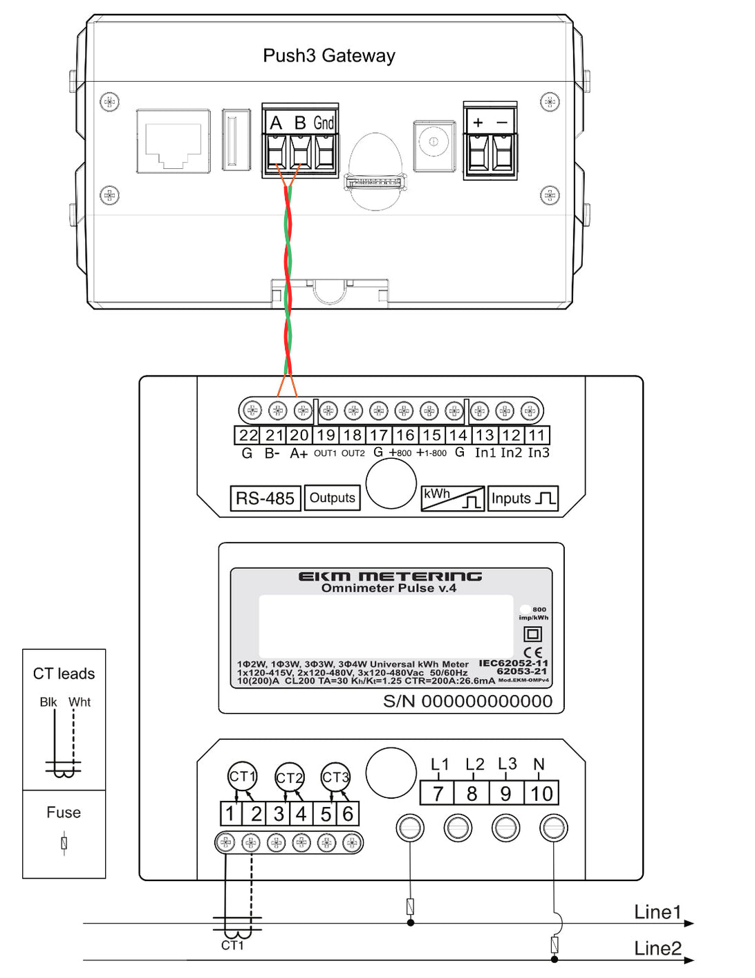 EKM Omnimeter Pulse v.4 – Pulse Counting, Relay Controlling, Universal | EKM Metering Inc.