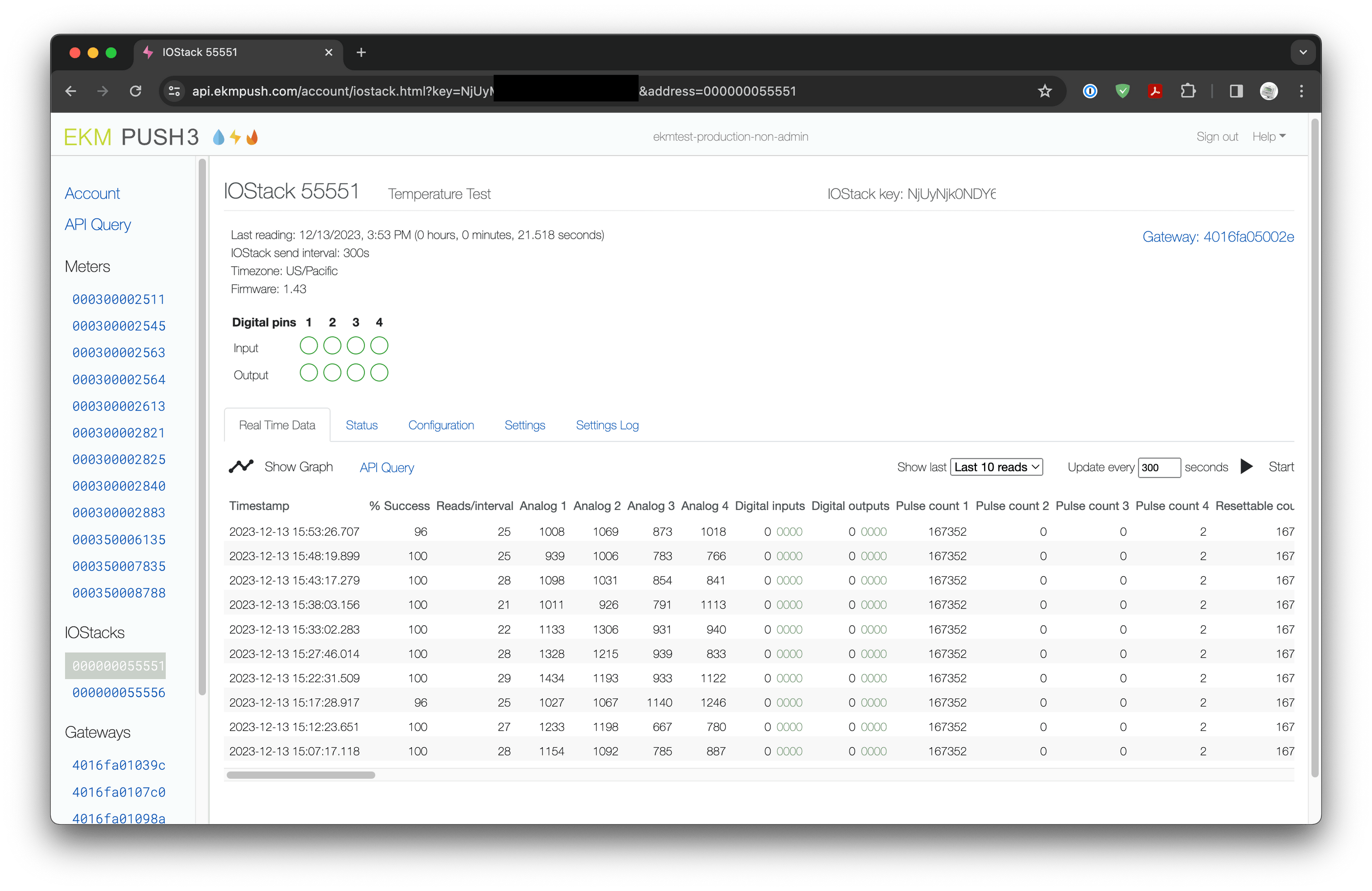 ioStack (beta) - Pulse Counting, Sensor Input/Output, and Control Hub | EKM Metering Inc.