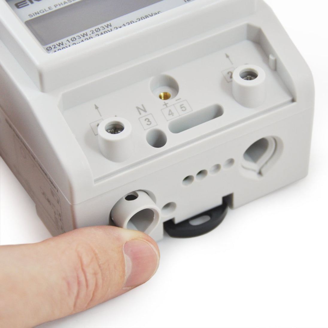 Single Phase, Pass-Through kWh Meter, 2 or 3-Wire, 120V–120/240V, 100A ...