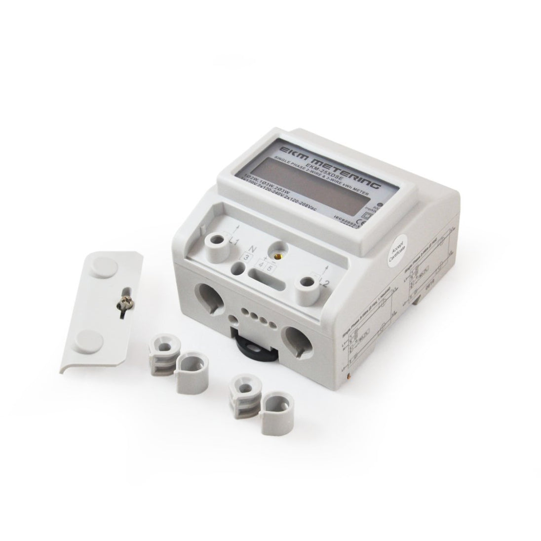 Single Phase, Pass-Through kWh Meter, 2 or 3-Wire, 120V–120/240V, 100A ...