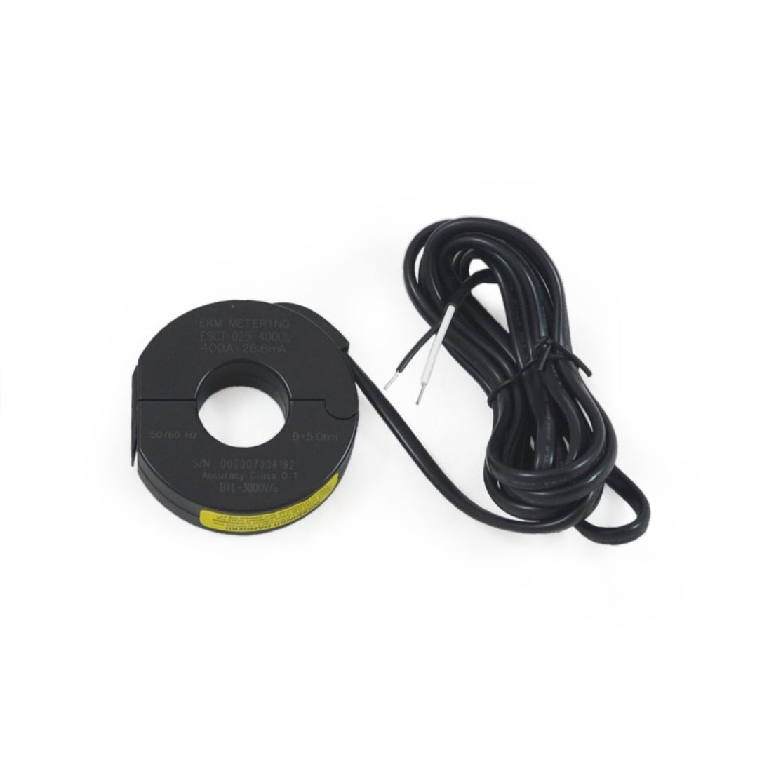 Split-Core CT, 400A, 400A:26.6mA, 25mm (0.98") Hole Diameter, ESCT-025 ...