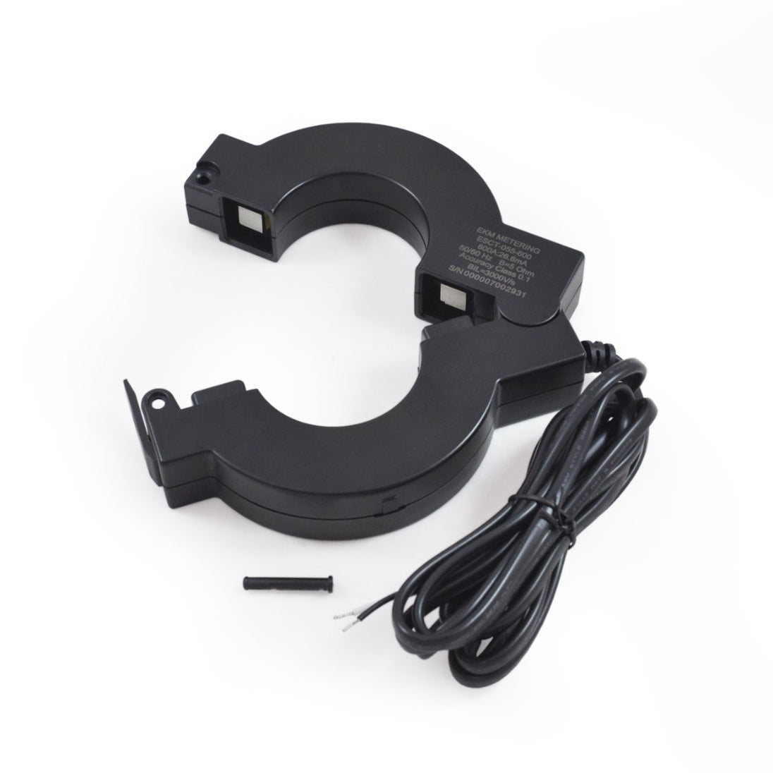 Split-Core Current Transformer, 600A, 600A:26.6mA, 55mm (2.17") Hole D ...